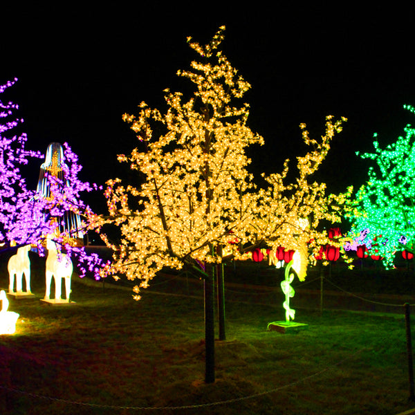 Glowing Cherry Trees | Stunning LED Garden Décor – Glow Garden