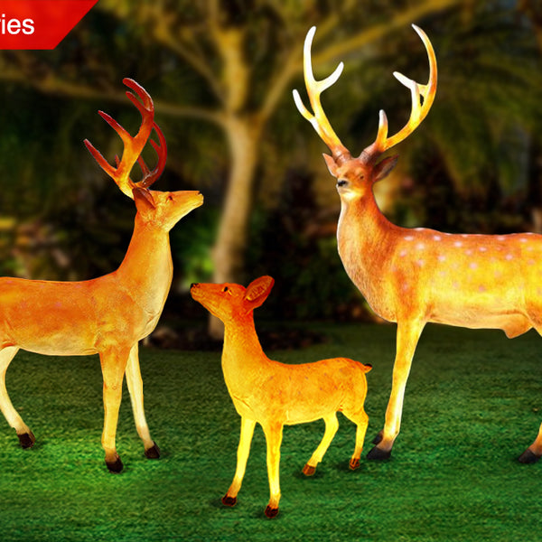 Large Outdoor LED Deer for Garden Decoration Display | Glow Garden